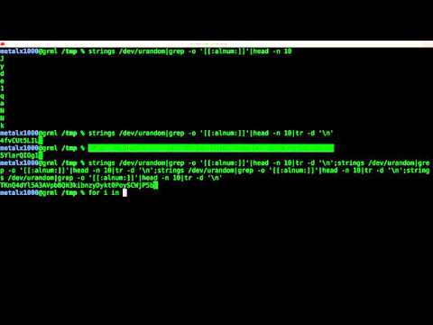 Random Password Generator Linux Shell Script Tutorial