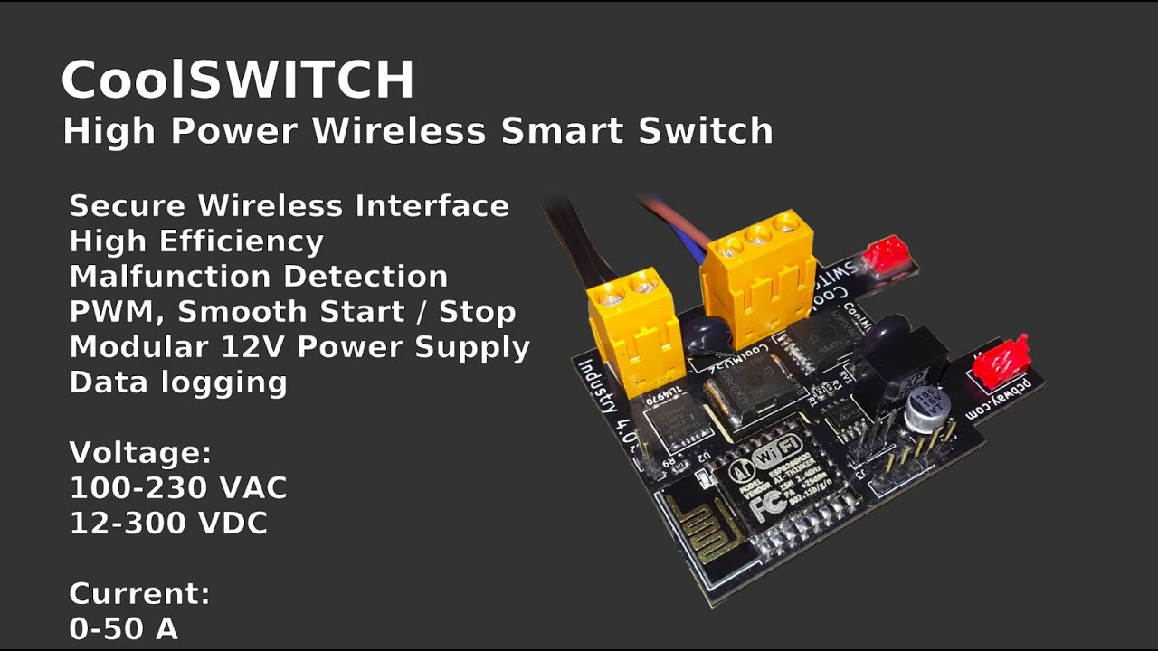 CoolSWITCH - Wireless High Power Smart Switch