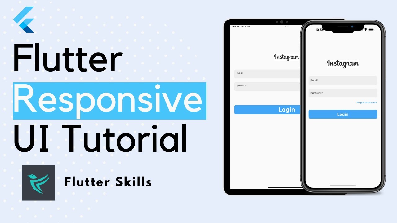 Flutter Responsive UI Design - Flutter Tutorial