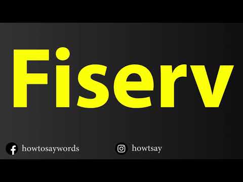 How To Pronounce Fiserv