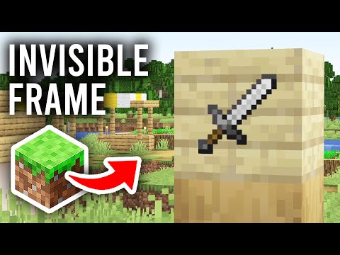 How To Get Invisible Item Frame In Minecraft - Full Guide