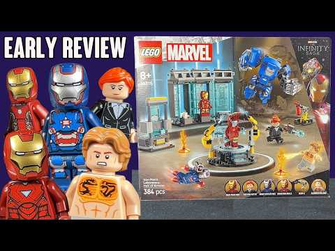 EARLY REVIEW: LEGO Iron Man Laboratory Hall of Armor (Marvel Set 76315)