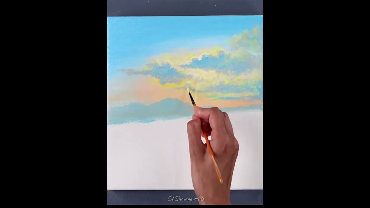 Captivating Sunset by the Lake: Acrylic Painting Tutorial