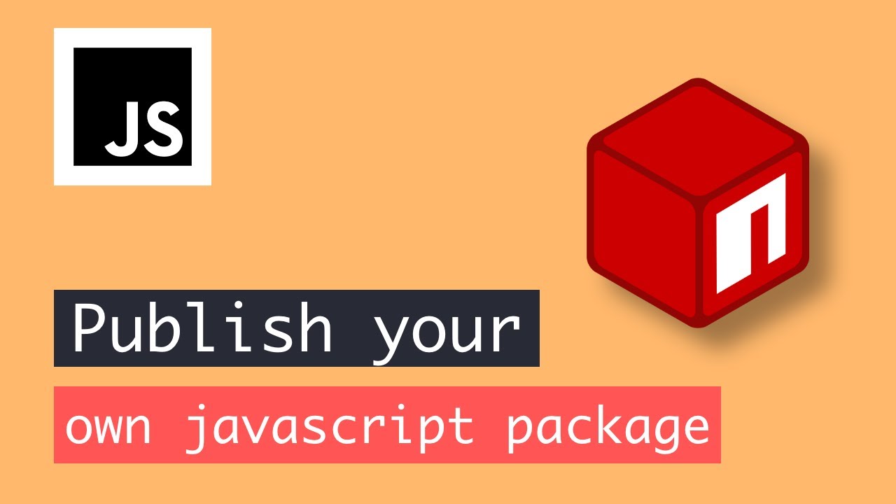 Build your own javascript package