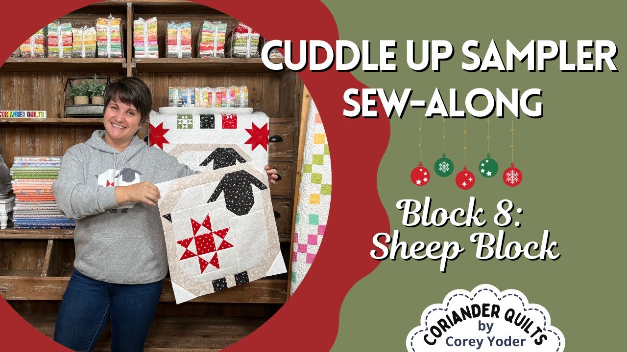Cuddle Up Sampler Sheep Block Tutorial