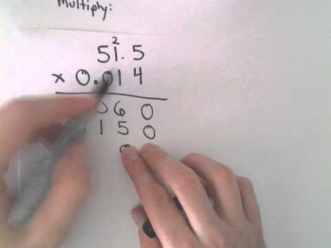 Multiplying Decimals — Theory & Examples - Expii