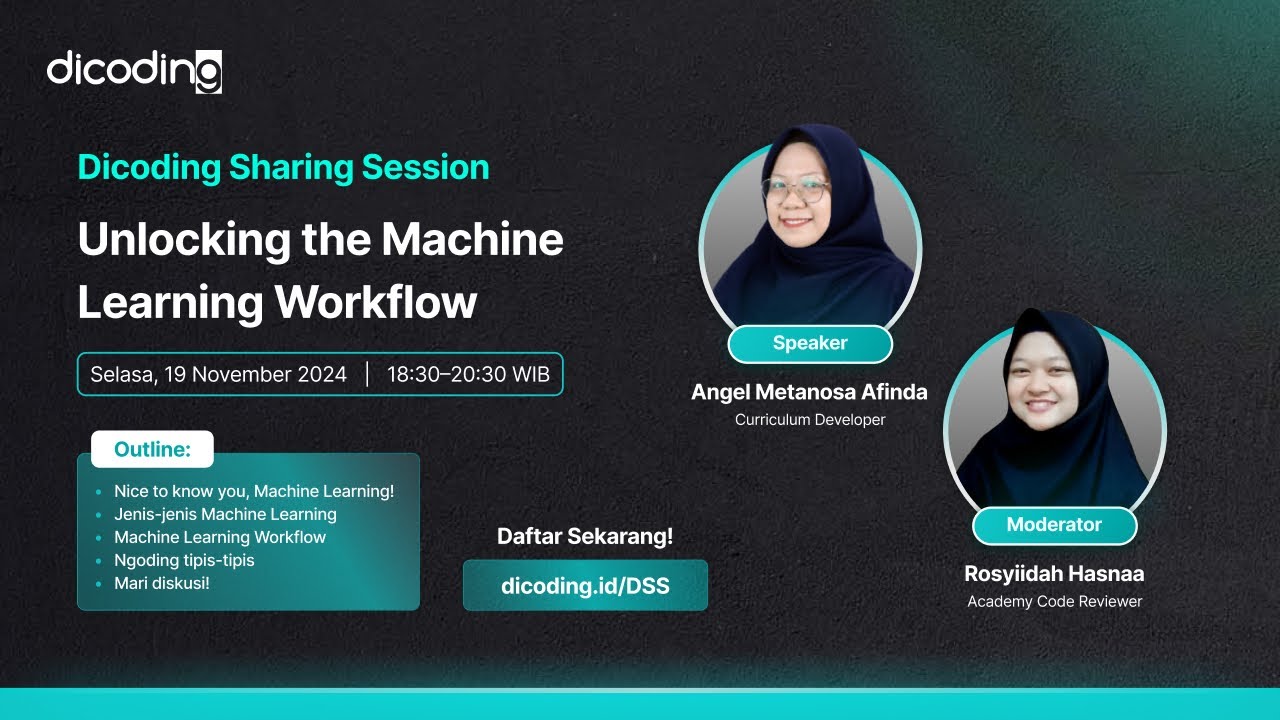Dicoding Sharing Session: Unlocking the Machine Learning Workflow