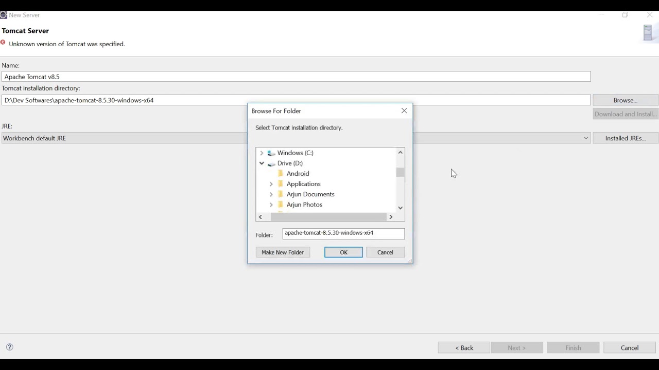 Eclipse - Create Java Web Project using Maven and tomcat setup