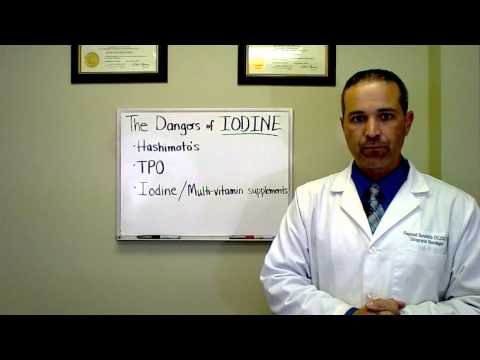 The Dangers of IODINE