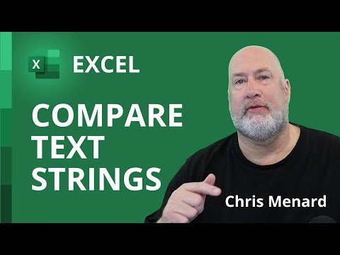 Excel compare two or more text strings