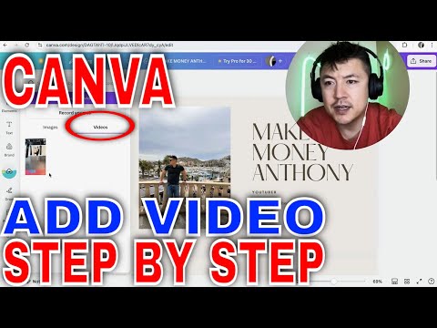 ✅ How To Add Video To Canva Website 🔴