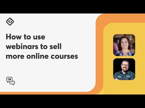 How to use webinars to sell more online courses
