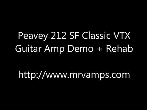 Peavey Classic VTX 2x12 Guitar Amp Demo + Repair
