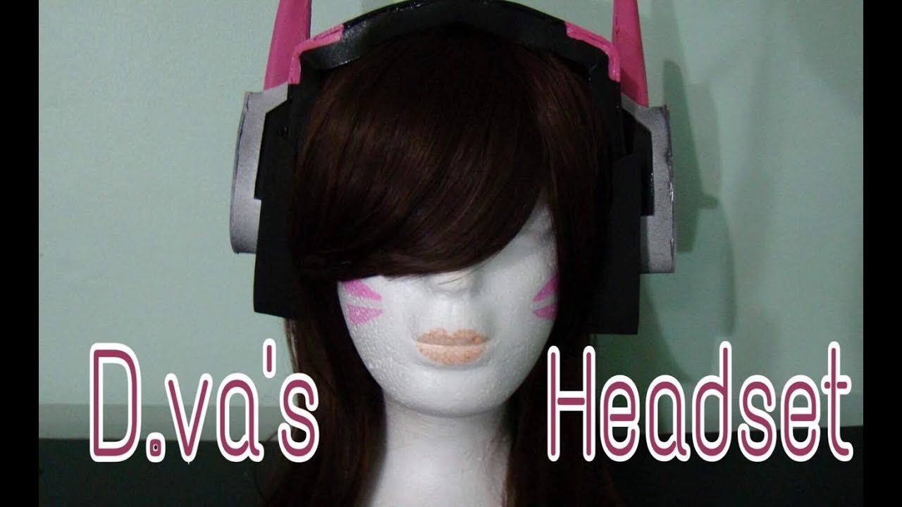 How to make D.va's Headset ~RhiAnime