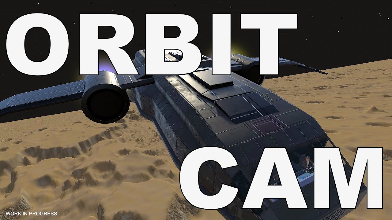 Sci-Fi Ship Orbit Camera