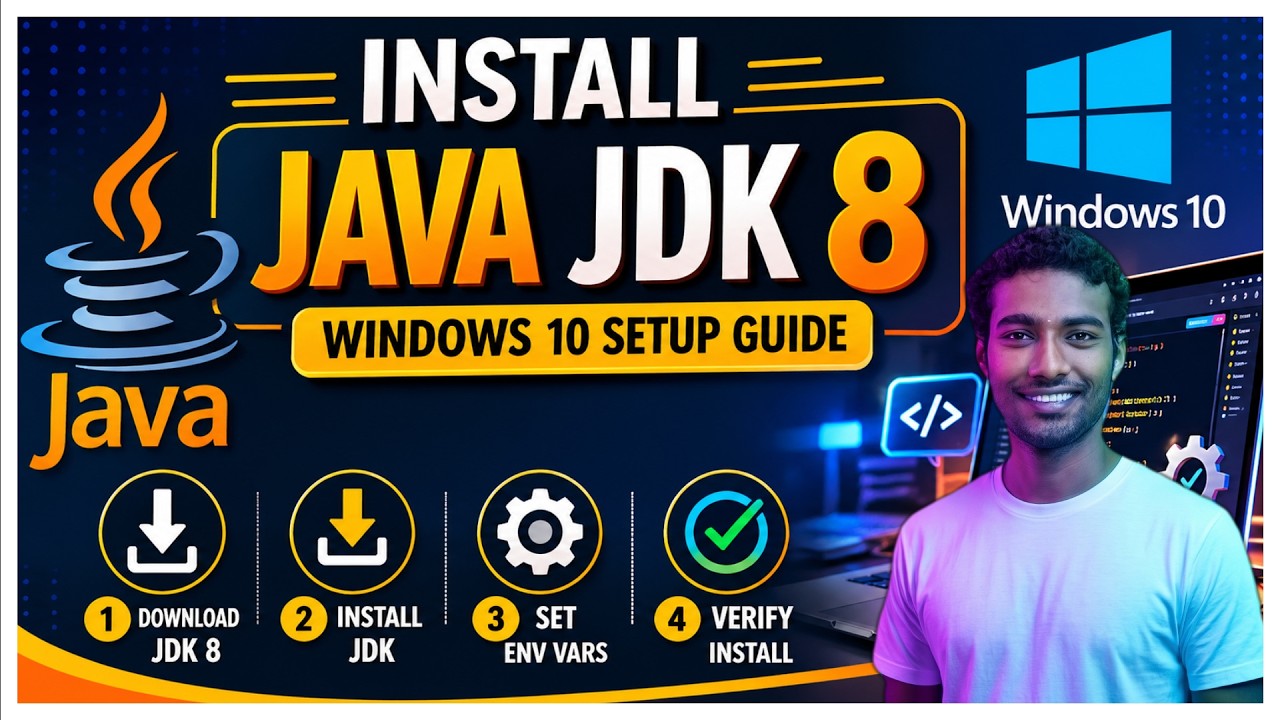 Java JDK 8 Installation Guide for Windows 10 (Step-by-Step Setup)