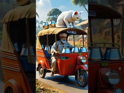 Chacha or billi????????#aikiduniya #cat #aishorts #cartoon #trending #shorts #viralvideo