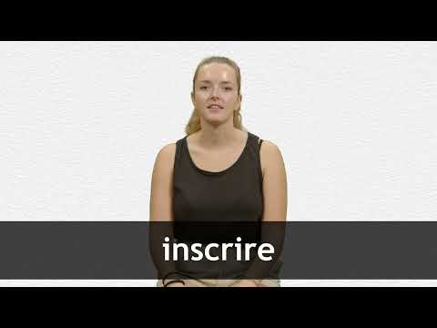 English Translation of “INSCRIRE” | Collins French-English Dictionary