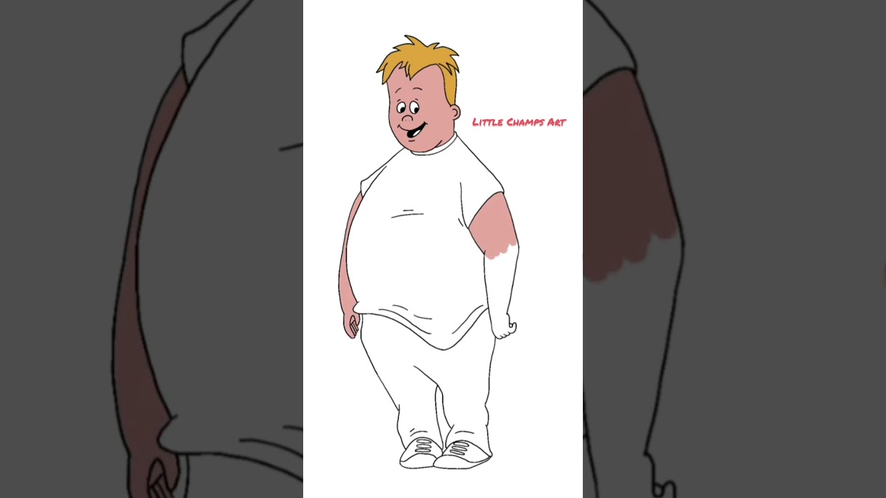 Let's draw & paint Mikey from Disney Recess | Follow along drawing videos | Little Champs Art