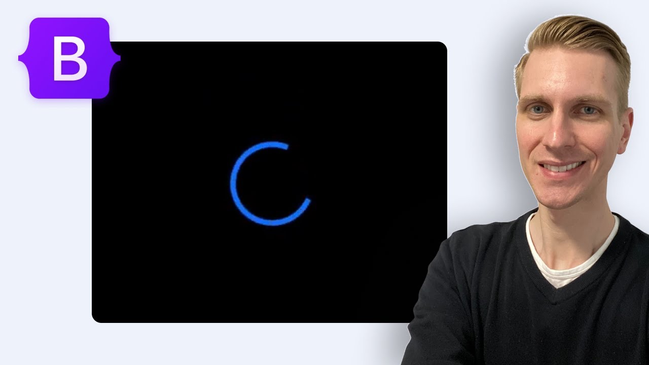 Use Spinner and Create Page Loader in Bootstrap 5