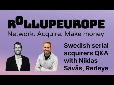 Swedish serial acquirers Q&A with Niklas Sävås