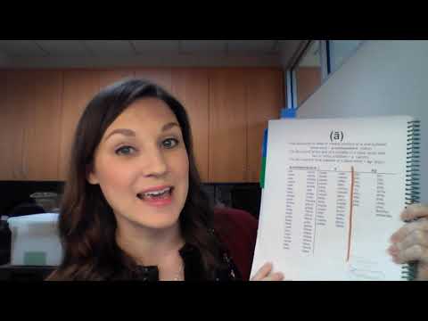 Curriculum Hints: Scientific Spelling (SS) - Introducing a Pattern