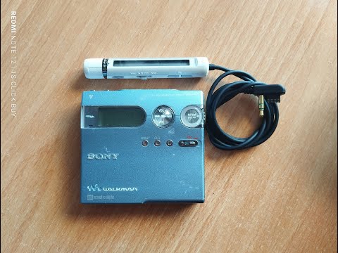 Sony Walkman Net MD Portable mini disc Player MZ- N910 pale | Reverb