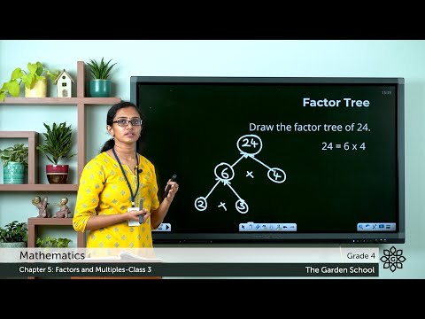 Grade 4 Mathematics Chapter 5 Class 3 Factor Tree