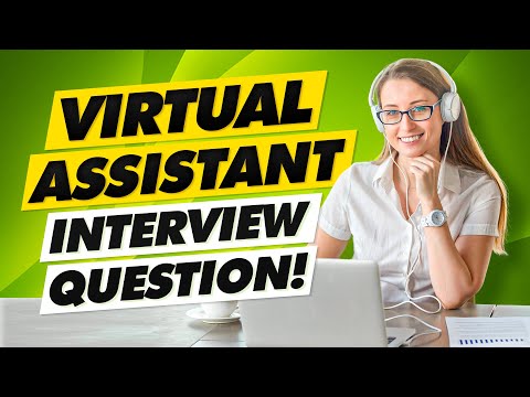 VIRTUAL ASSISTANT Interview Questions & Answers! (How to Successfully PASS a VA Job Interview!)
