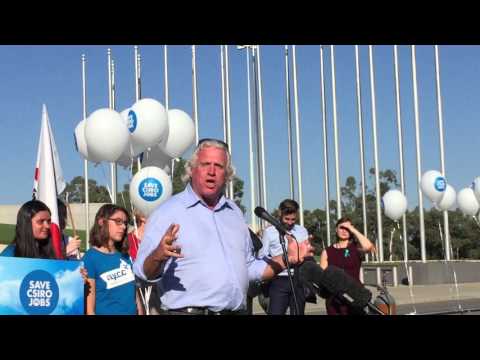 Australian Jobs Embassy - CPSU/CSIRO Jobs Rally Paddy Crumlin Speaks