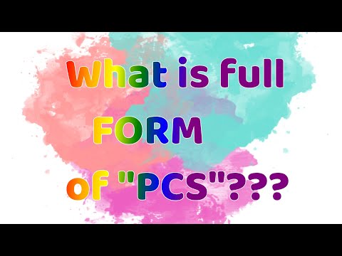 What is PCS Stands for???