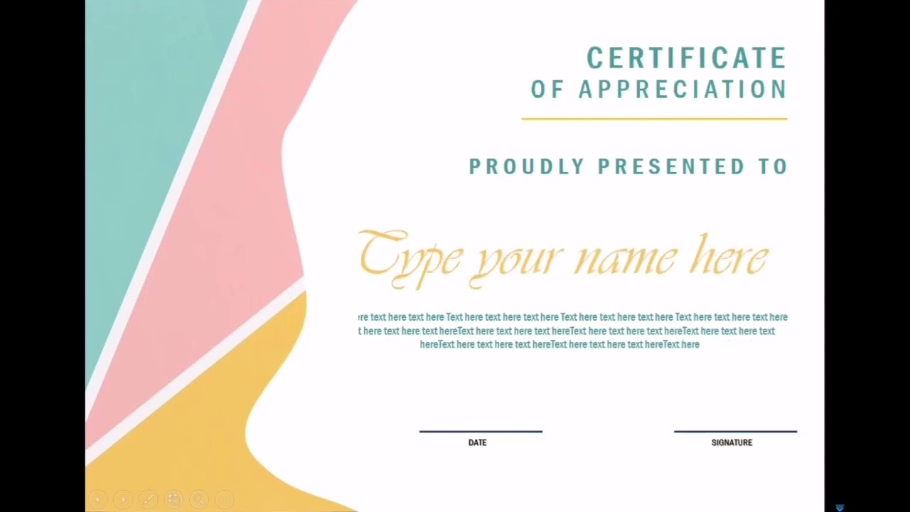 4 Certificate Templates | Free Editable Copy