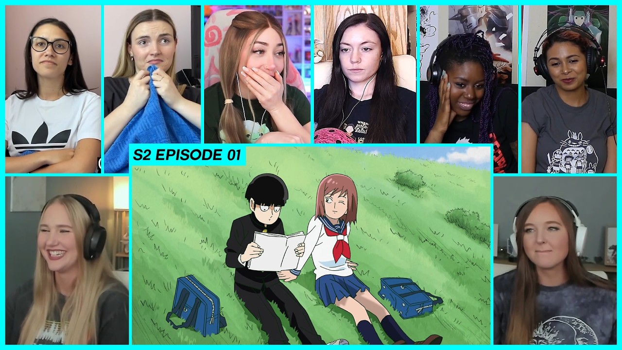 [GIRLS REACT] Mob goes on a Date | Mob Psycho 100 S2 Ep 1 Girl Reaction Mashup