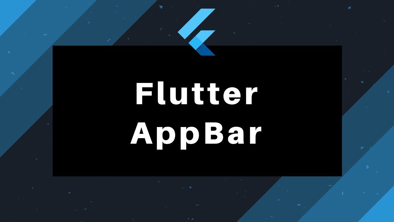Flutter AppBar Example | Flutter Tutorial Series #3
