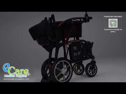 Lightest Folding Wheelchair in The Market - Weights Only 26 Pounds!