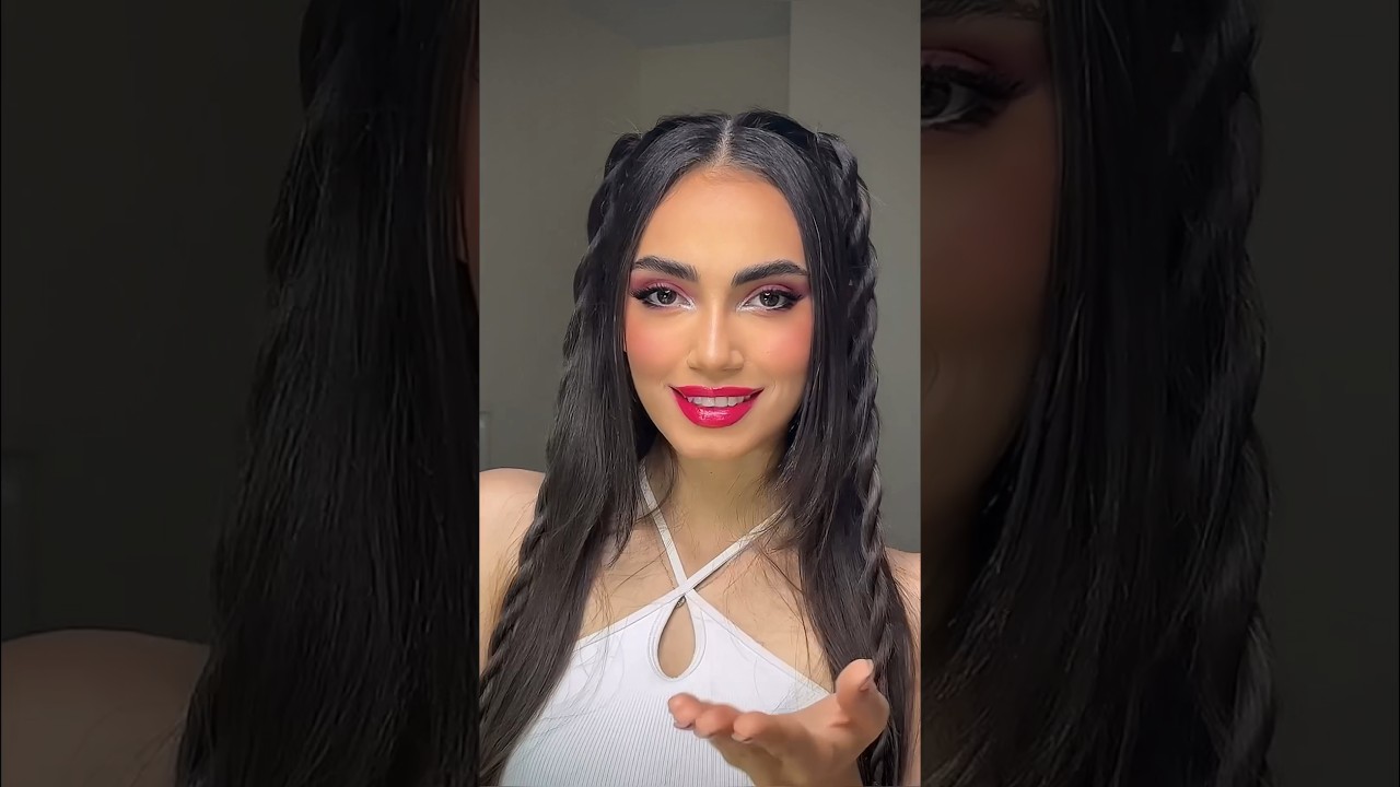 Barbie makeup tutorial step by step💗🎀#barbie #makeuptutorial #pinkmakeup