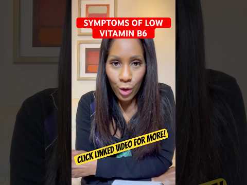 SYMPTOMS OF LOW VITAMIN B6! 💊 #shorts #shortsvideo #shortsfeed