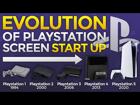 🎮 Evolution Of Playstation Start Up Animation [HD] (PS1 TO PS5)