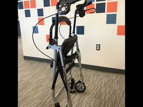 SkyBlue.com Take A Tour Series: The McKesson 4 Wheel Lightweight Rollator