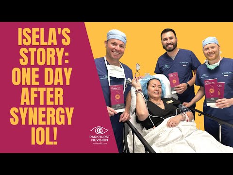 Synergy IOL: Isela 1 Day After Surgery