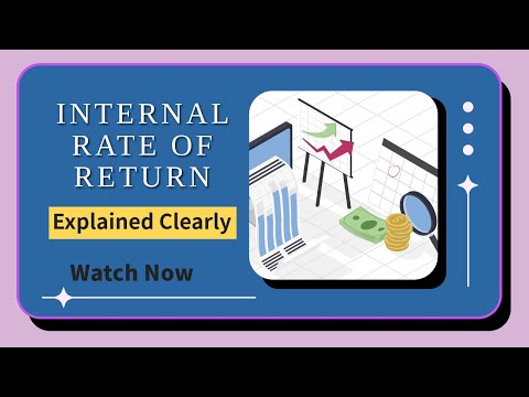 Internal Rate of Return With Excel Calculation