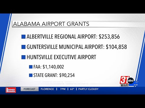 FAA awards grants to 3 North Alabama airports