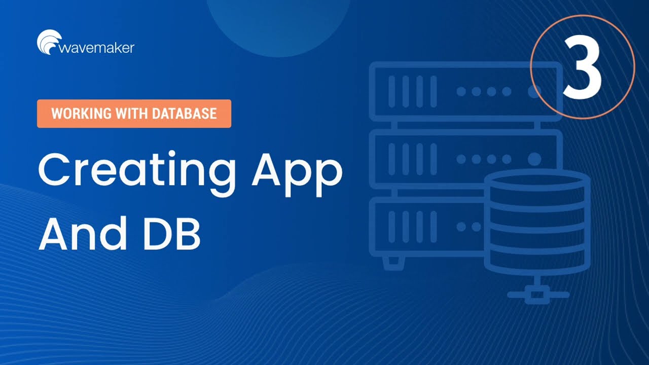 Creating app and DB import