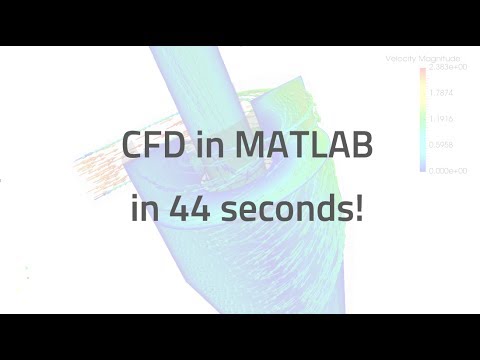 QuickerSim CFD Toolbox for MATLAB - Teaser