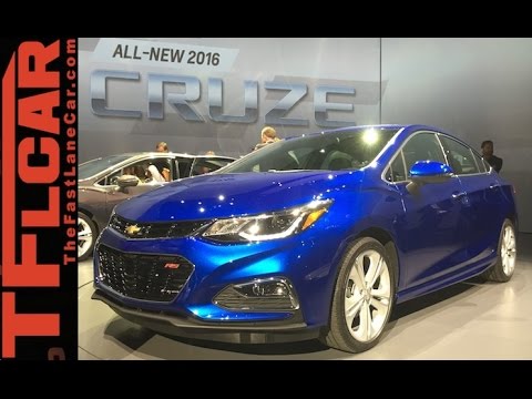 2016 Chevy Cruze World Debut: Bigger, More Powerful, and More Efficient
