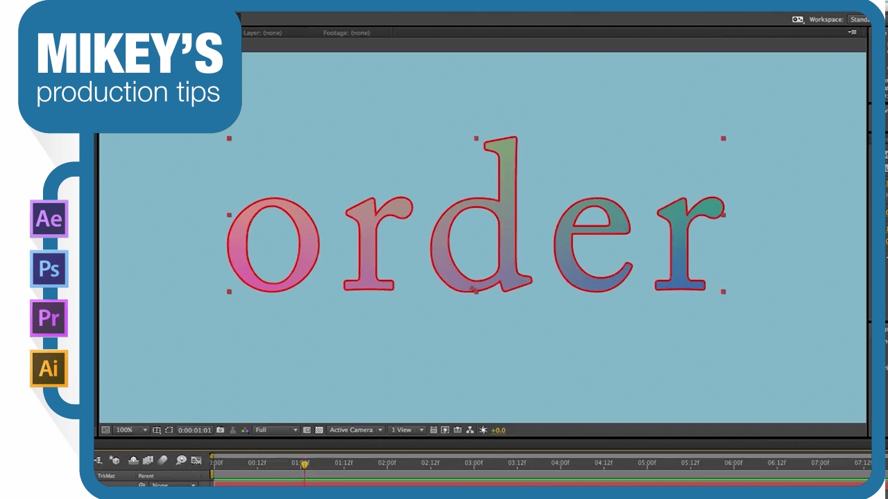 After Effects Quick Tip: Effect layer order