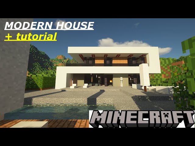 MODERN LAKE-HOUSE / DOWLOAD Minecraft Map