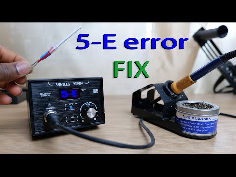 How to Repair a Soldering Station with Error Code 5-E | DIY Fix