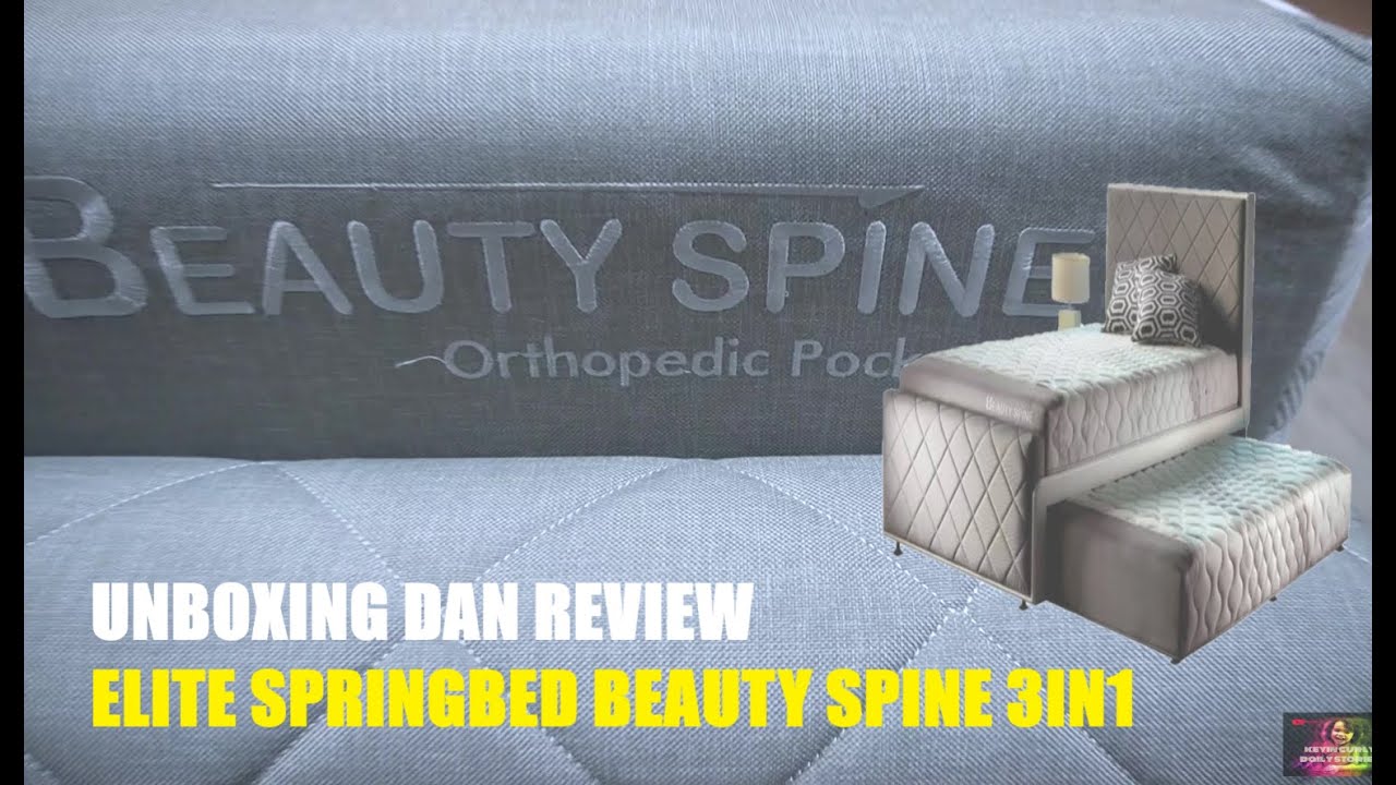 UNBOXING DAN REVIEW ELITE SPRINGBED BEAUTY SPINE 3IN1 dari SHOPEE