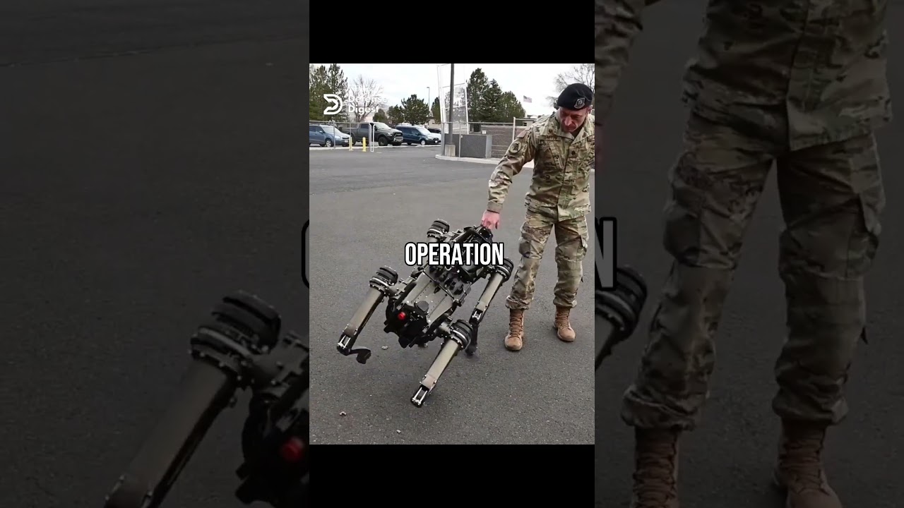 US Army Tests AI-Enabled Robot Dog with Automatic Rifle!